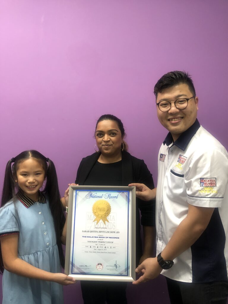 MALAYSIA BOOK OF RECORDS’ YOUNGEST PERFECT PITCH - SARAH QISTINA LIM ...