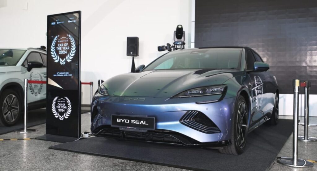 BYD SEAL FIRST EVER EV TO WIN OVERALL MALAYSIA CAR OF THE YEAR (MCOTY ...